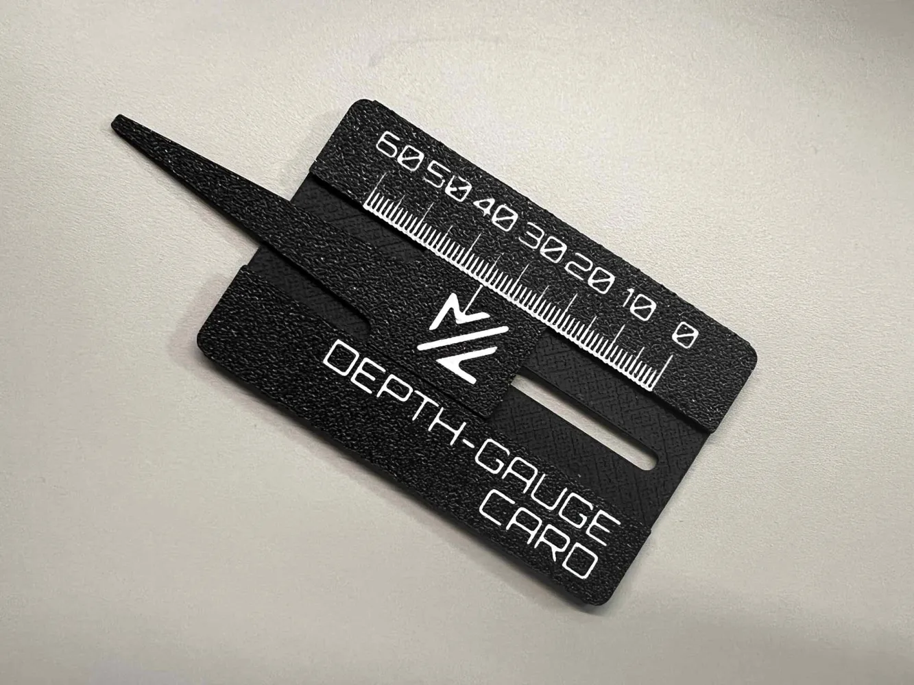 Depth-gauge card // SmartDeck collection - Free 3D Print Model - MakerWorld