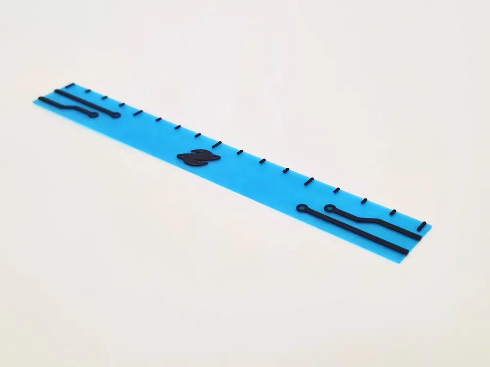 Modern Tech Ruler | 3D Printed Circuit Design - Free 3D Print Model ...