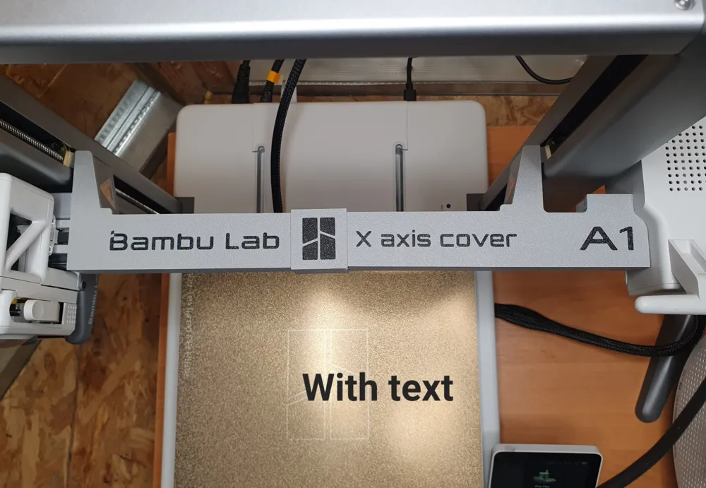 Bambu Lab A1 X-axis Cover by Padoxik MakerWorld: Download Free 3D Models