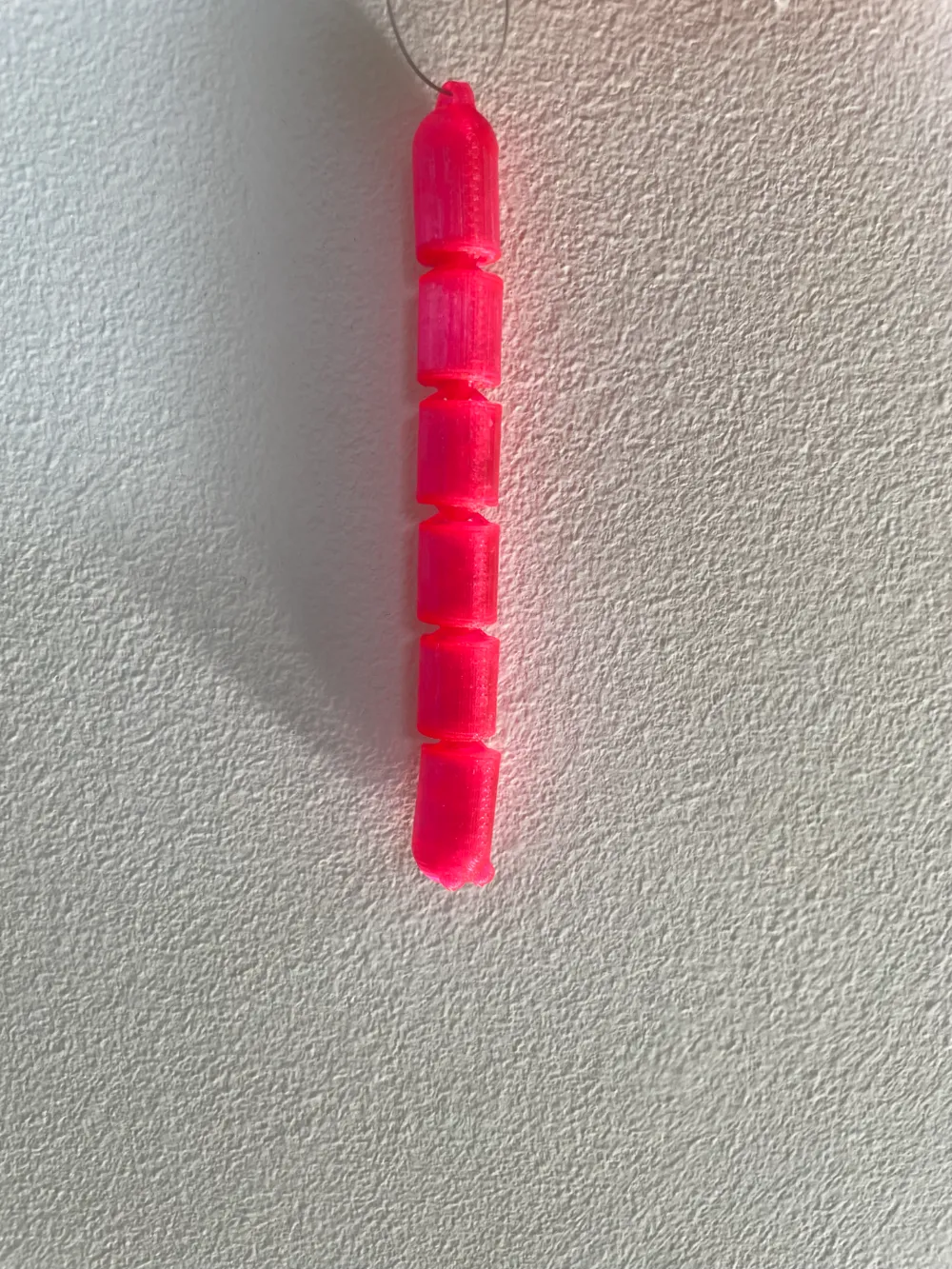 Articulated worm keychain by Pie_Cat - MakerWorld