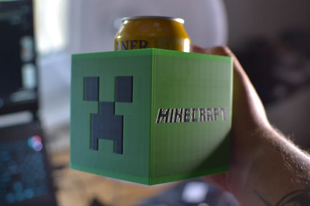 Minecraft Creeper Can Holder by 3D_Print_Lanzke MakerWorld: Download ...