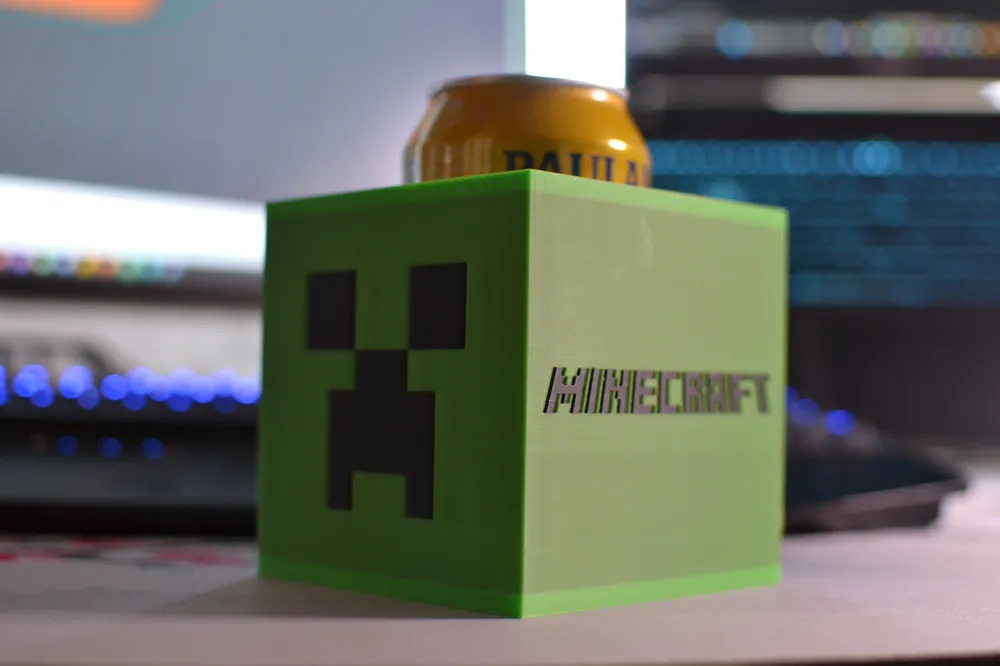 Minecraft Creeper Can Holder by 3D_Print_Lanzke MakerWorld: Download ...