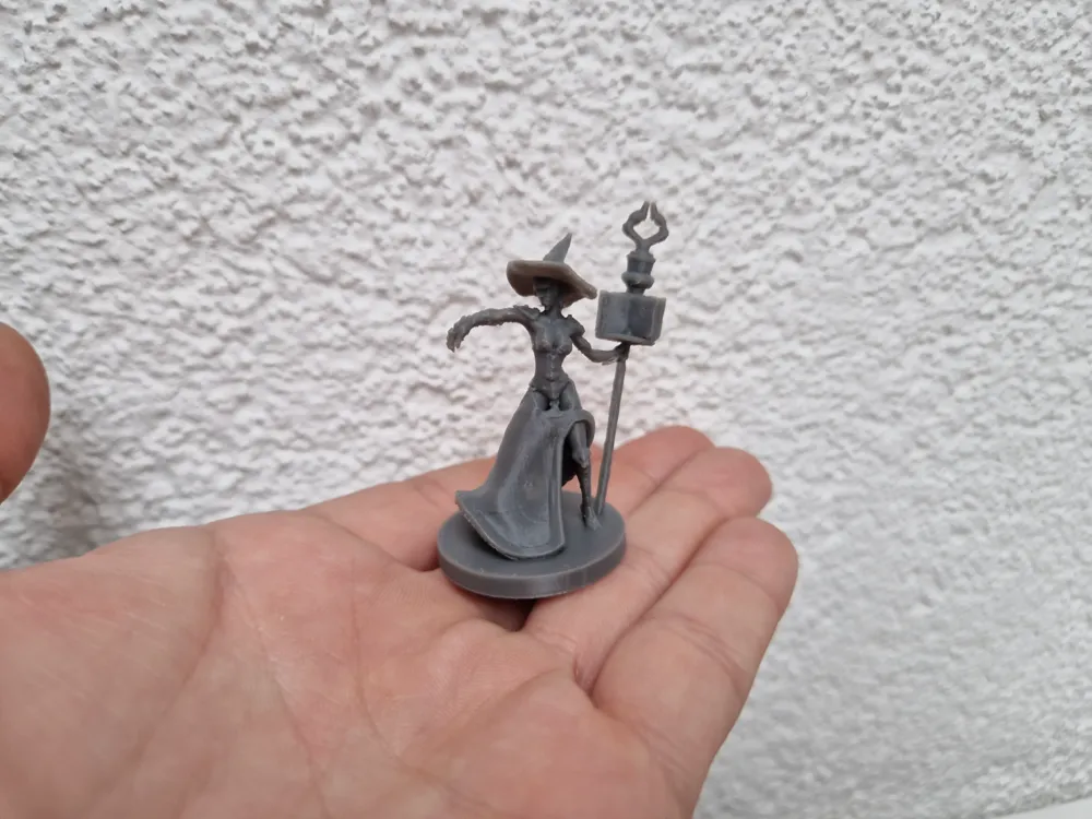 Elven Witch Miniature Figurine by SOLID DESIGN MakerWorld: Download ...