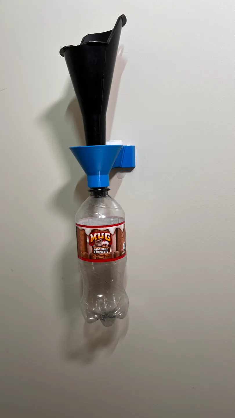 oil funnel drip catching mount v2 by BartmanEH - MakerWorld