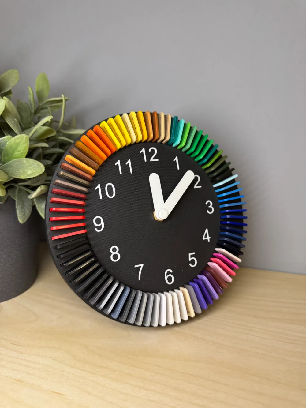 Filament Swatch - Stand Clock by Lukas MakerWorld: Download Free 3D Models