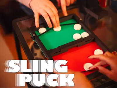 Sling Puck: Portable Party Game - Folding Board!! - Free 3D Print Model ...