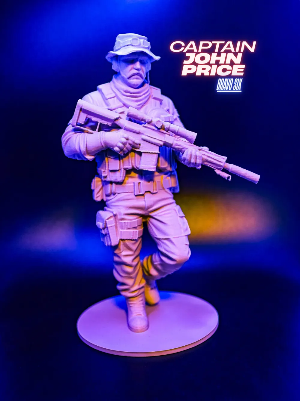 Captain John Price – Call of Duty Statue (200 mm) - Free 3D Print Model ...