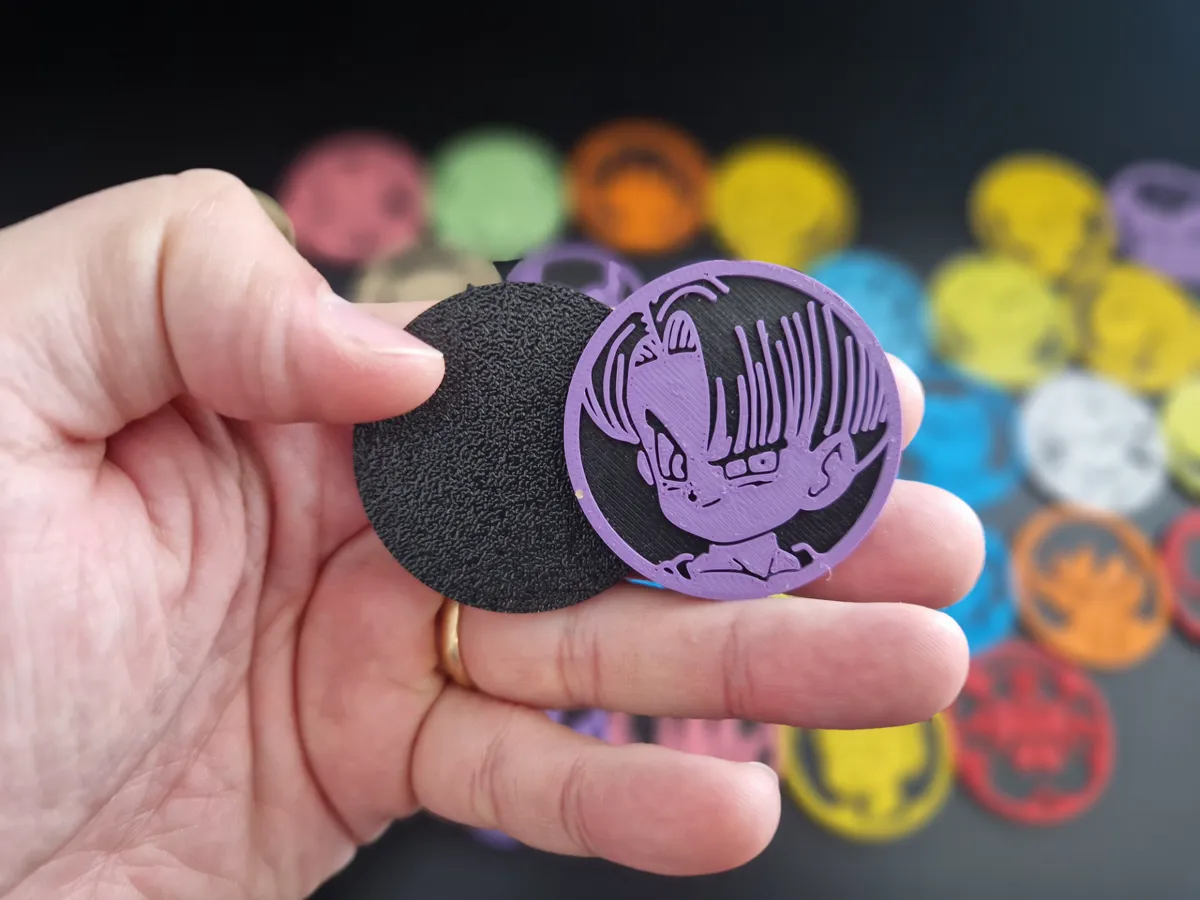Kid Trunks (DBZ) collectible coin - Free 3D Print Model - MakerWorld