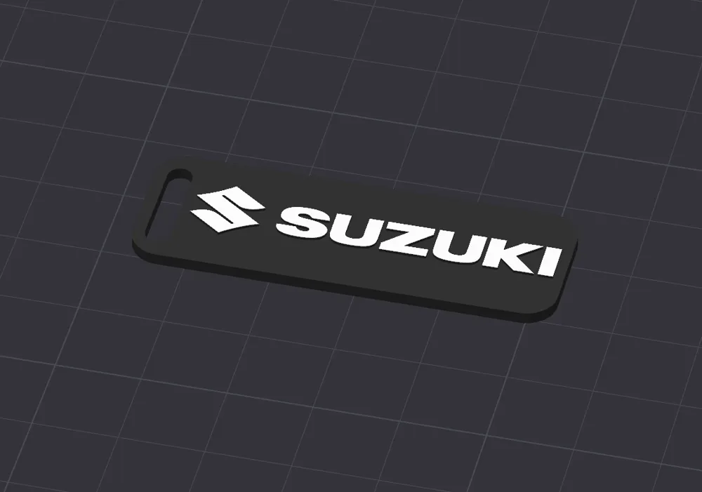 SUZUKI Keychain - AMS Painted by TheBasedDoge - MakerWorld