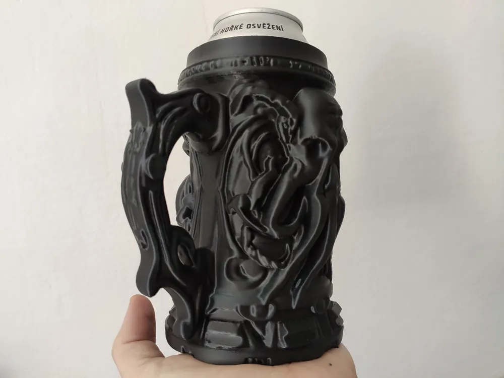 Cthulhu Can Holder (0.5L + 12oz Cans) - Beer mug by RUMcajz MakerWorld ...