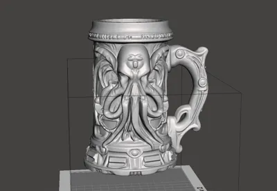 Cthulhu Can Holder (0.5L + 12oz Cans) - Beer mug by RUMcajz MakerWorld ...