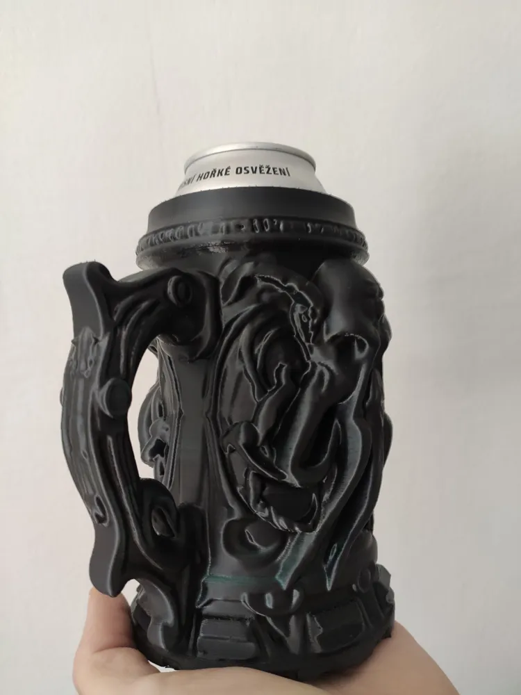 Cthulhu Can Holder (0.5L + 12oz Cans) - Beer mug by RUMcajz MakerWorld ...