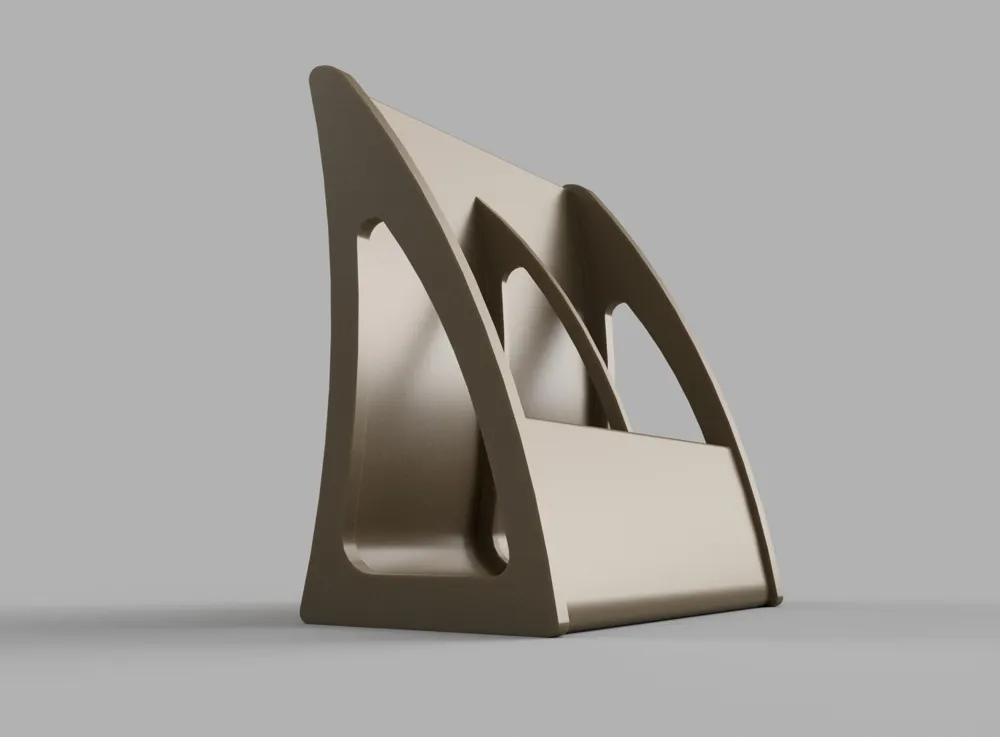 Curved Remote Control Organizer by Rafutti MakerWorld: Download Free 3D ...