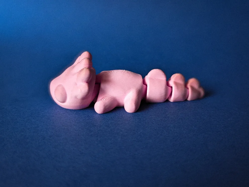 Flexi Axolotl - Free 3D Print Model - MakerWorld