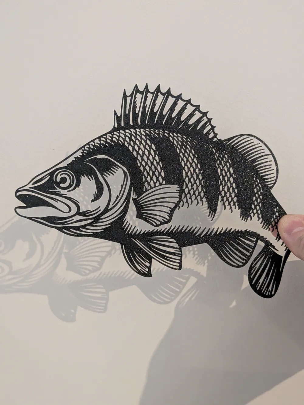 Perch Bass Fishing Art Fish 2D Art by polygon_boy MakerWorld: Download ...