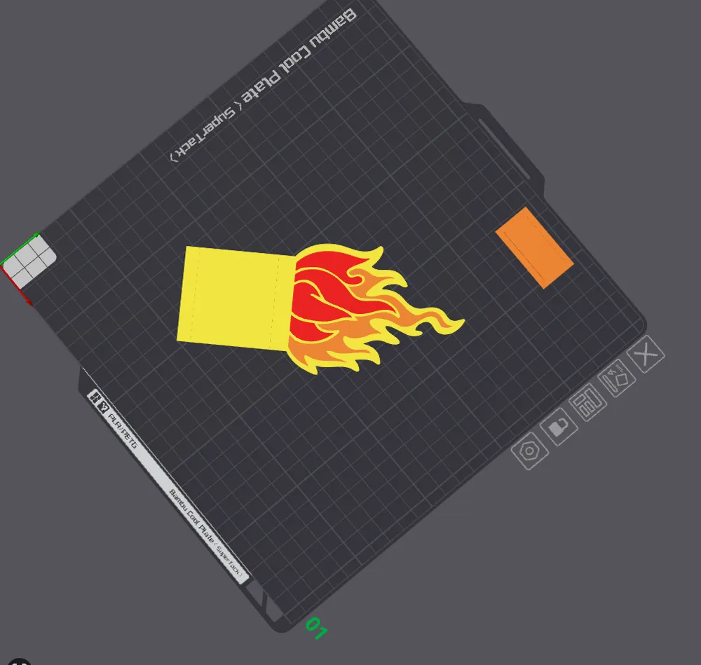 resized dumpster flame Remixed by Jesse MakerWorld: Download Free 3D Models