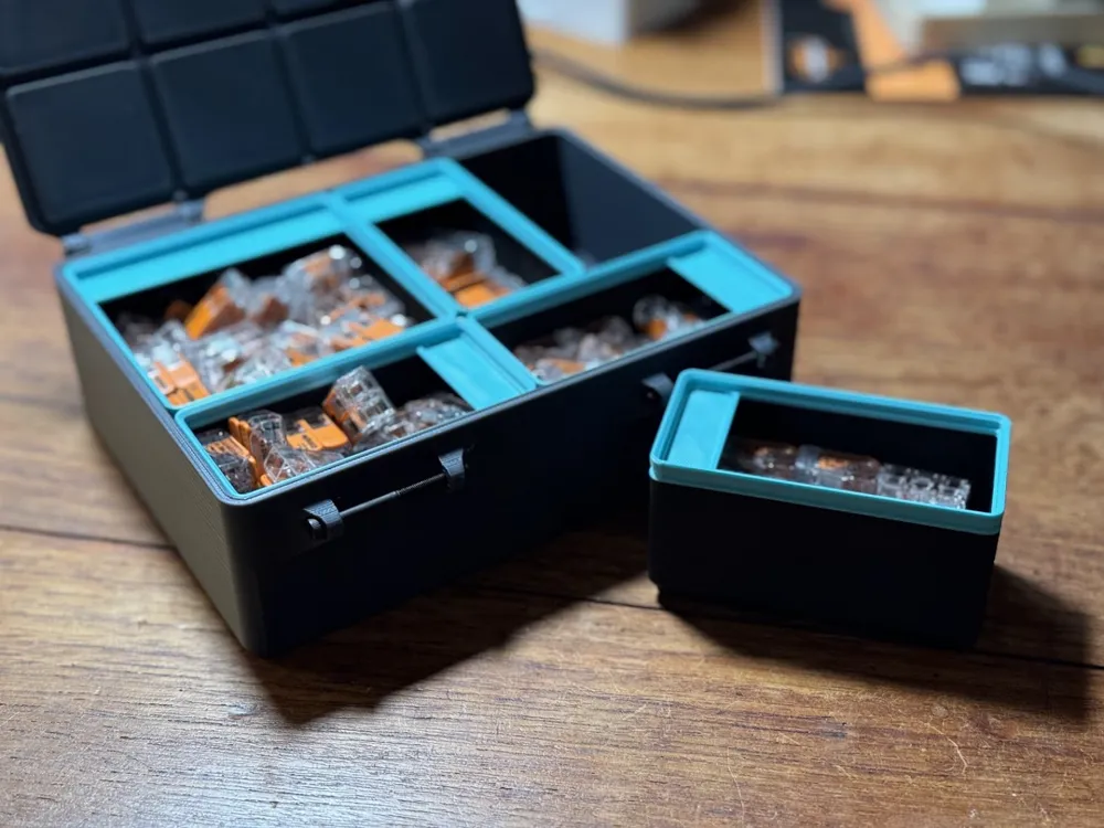 Gridfinity box for electrical connectors (3x4x6) Remixed by igloopup ...