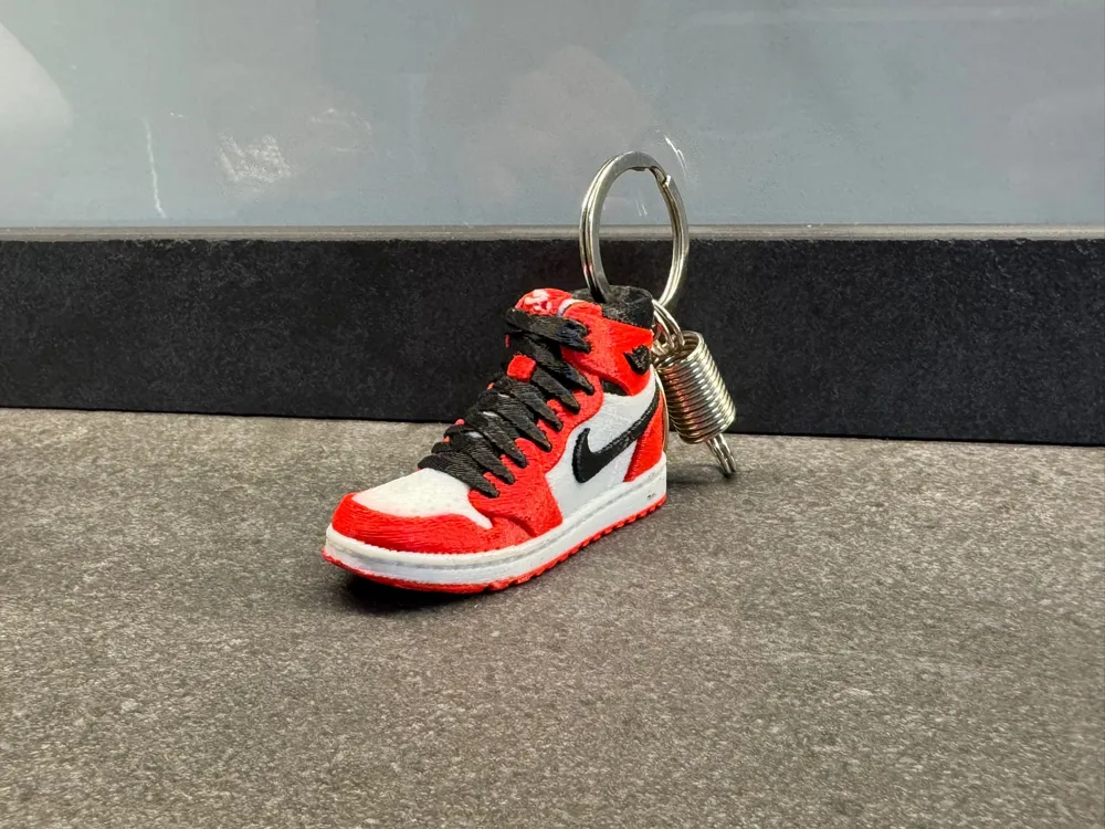 Keychain Air Jordan 1 Style Mini Sneaker - Free 3D Print Model - MakerWorld
