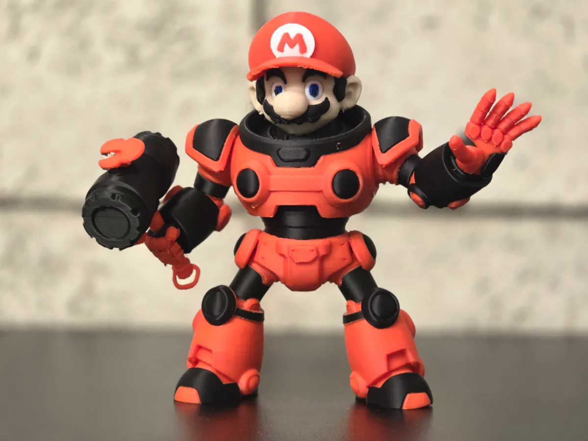 Robot: Mega Mecha Mario Bros - Free 3D Print Model - MakerWorld