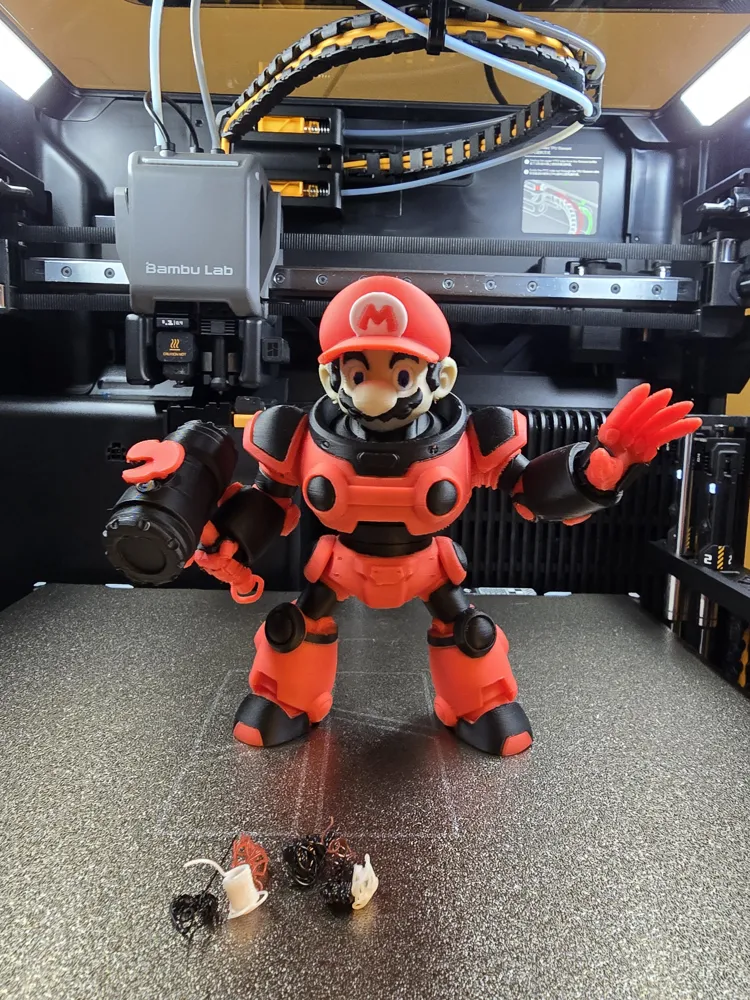 Robot: Mega Mecha Mario Bros - Free 3D Print Model - MakerWorld