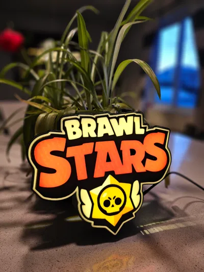 Brawl Stars LED Lamp by Tommy Gun - MakerWorld