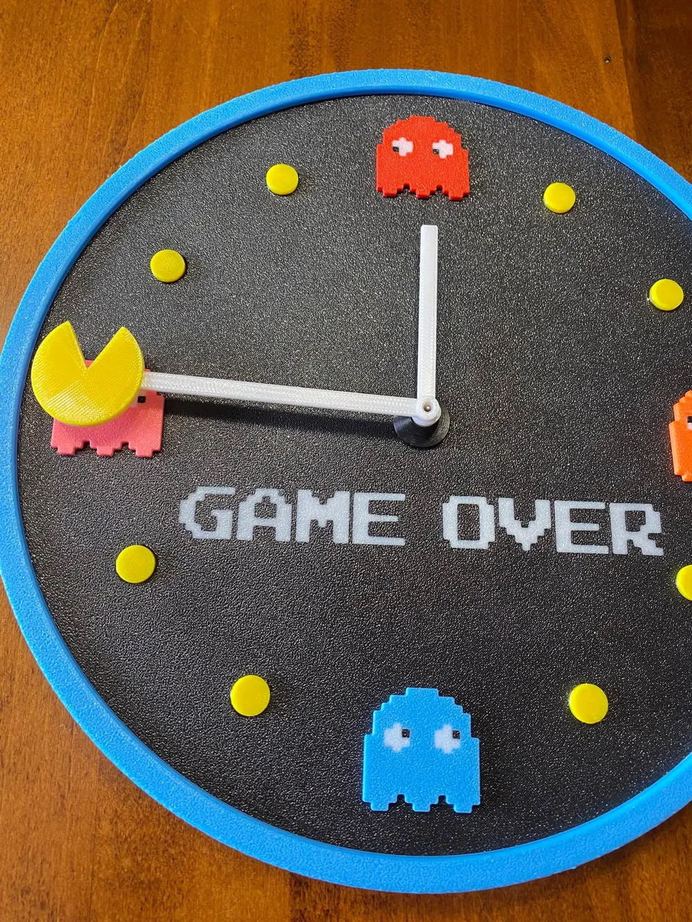 Retro Gaming "Game Over" Wall Clock (AMS Required) - Free 3D Print ...