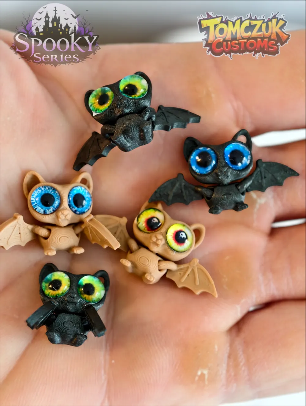 Cute Bat Keychain! It's articulated! - Free 3D Print Model - MakerWorld