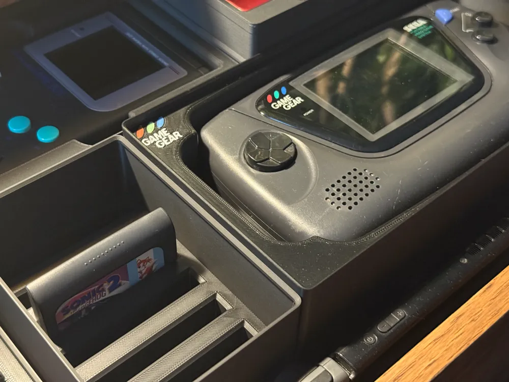 Sega Game Gear Gridfinity Bins - Free 3D Print Model - MakerWorld
