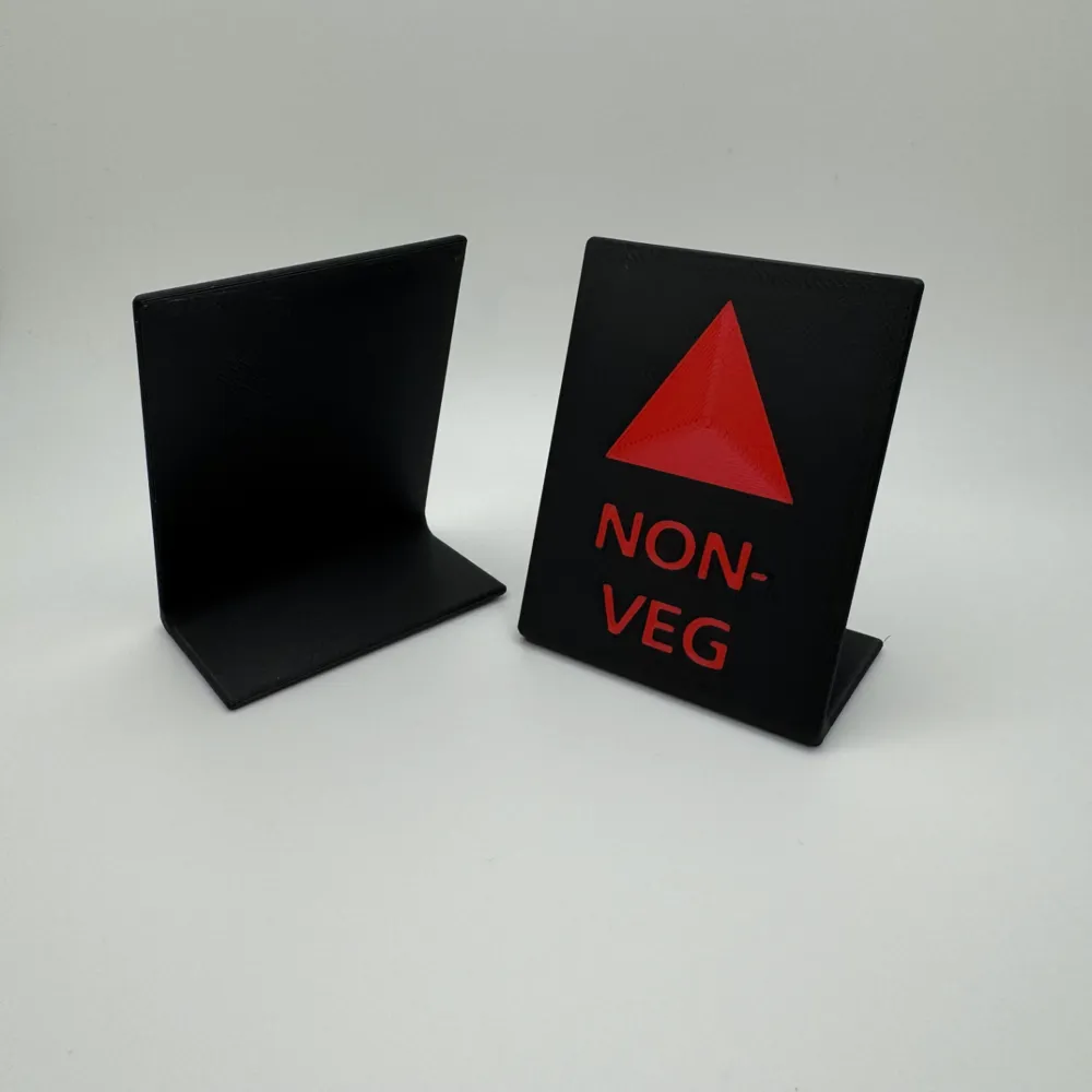 Veg/Non-Veg Stands - Free 3D Print Model - MakerWorld