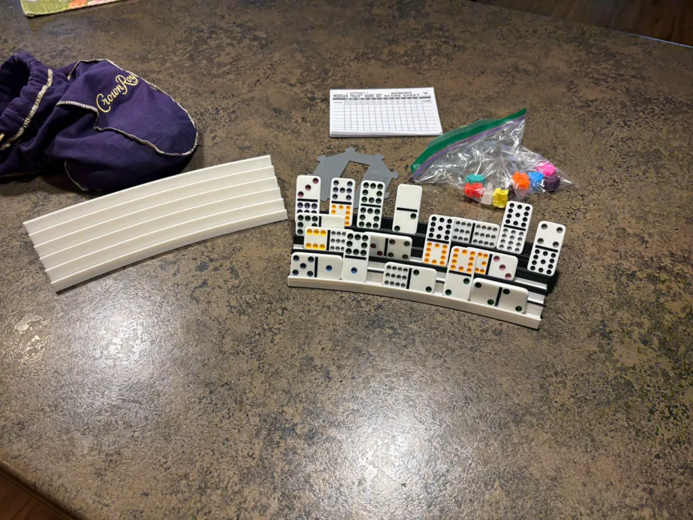 Mexican Train Domino Game Rack by jpedersen.bc - MakerWorld