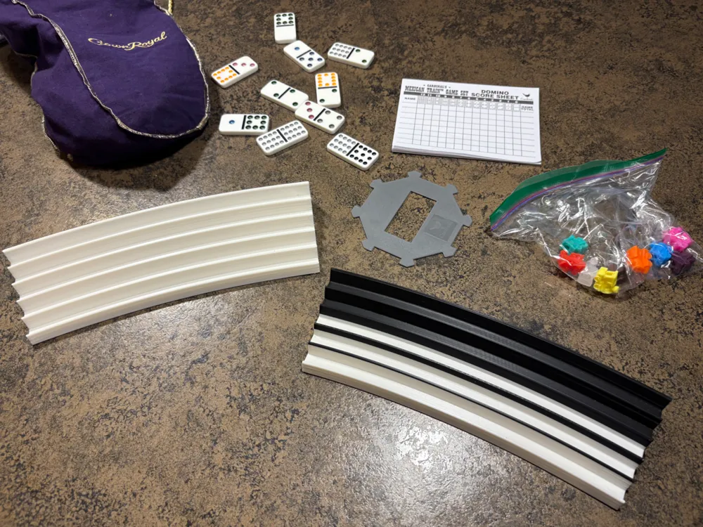 Mexican Train Domino Game Rack by jpedersen.bc - MakerWorld