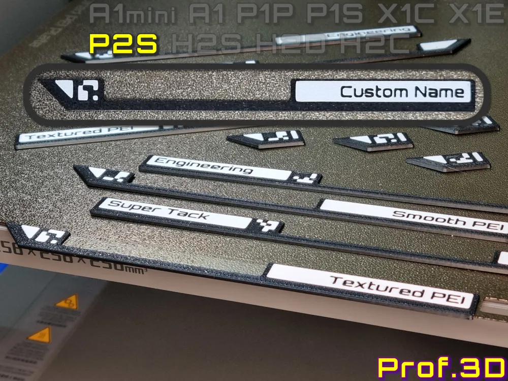 P2S ArUco QR Codes ⧸ Original 256x256 Build Plates - Free 3D Print ...