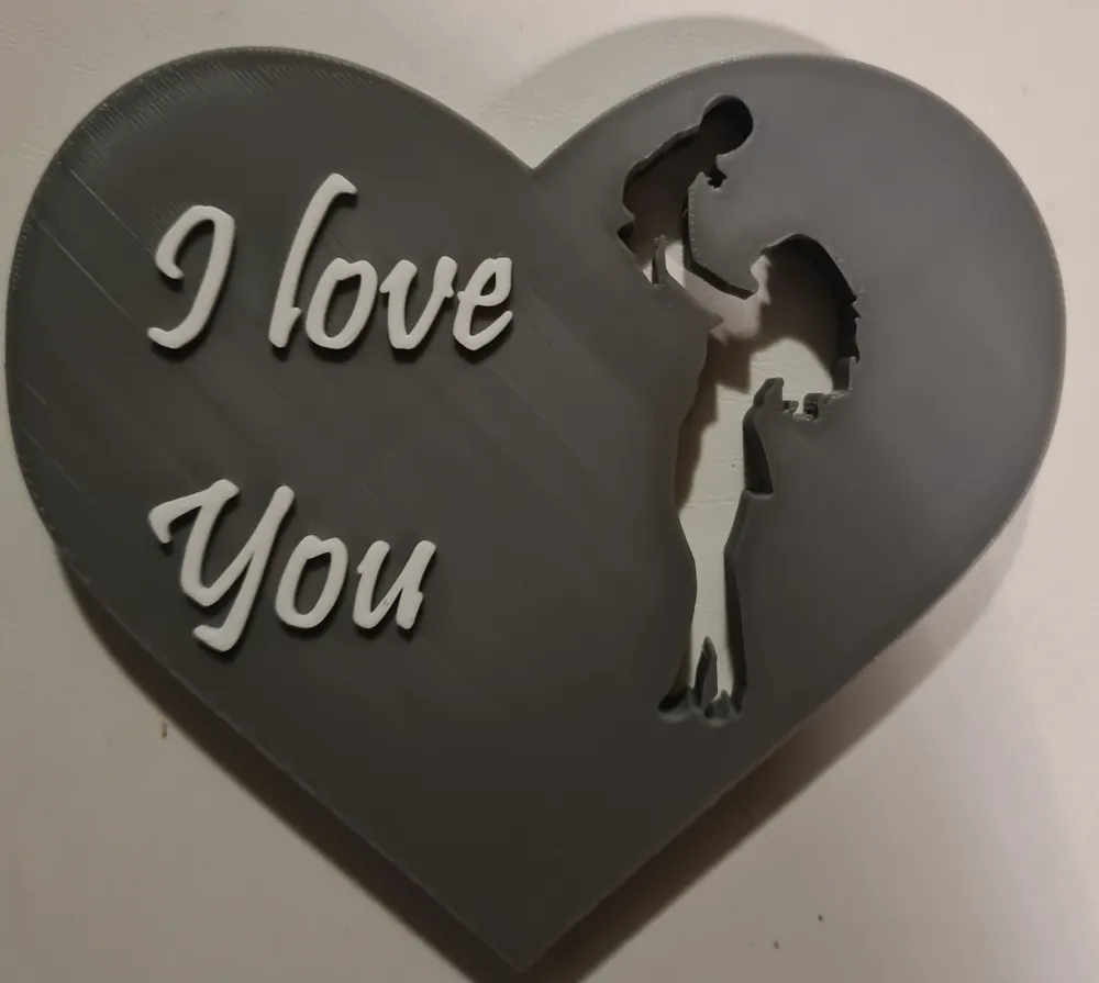 Deko Herz "Mutter-Kind" (English and German) by RIDA45xxx - MakerWorld