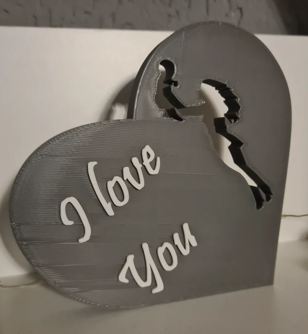 Deko Herz "Mutter-Kind" (English and German) by RIDA45xxx - MakerWorld