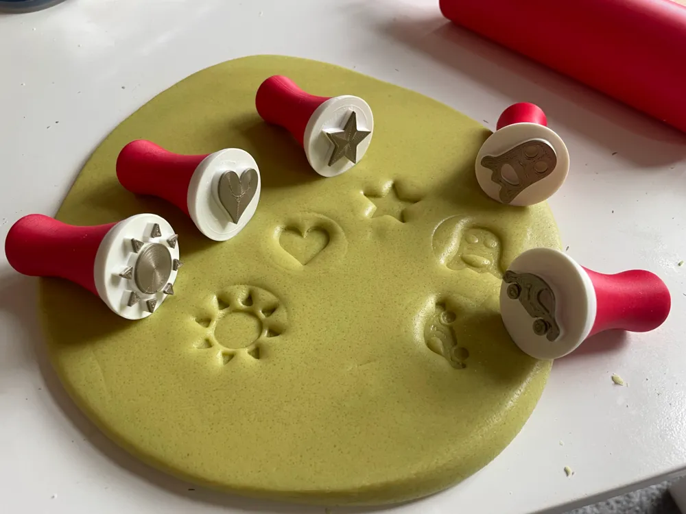 Stamps for playdoh (or cookies) by jovi MakerWorld: Download Free 3D Models