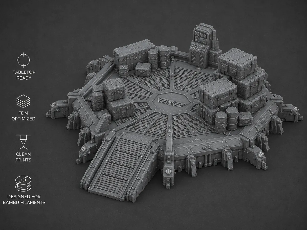 Imperial Landing Platform - Tabletop Terra - Free 3D Print Model ...
