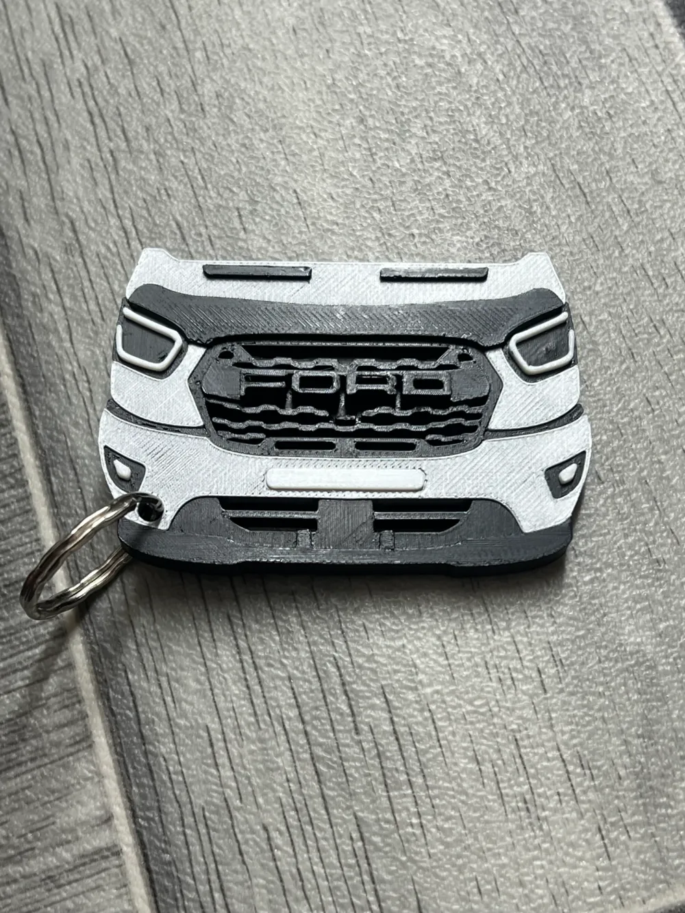 Ford Transit van 2022 limited 350 L3 H3 keychain by Lux99 - MakerWorld