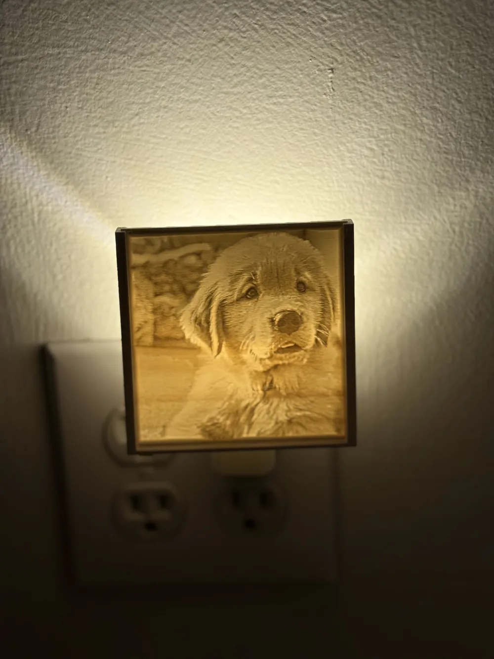 Custom Lithophane Night-Light Holder (80×80 mm) - Free 3D Print Model ...