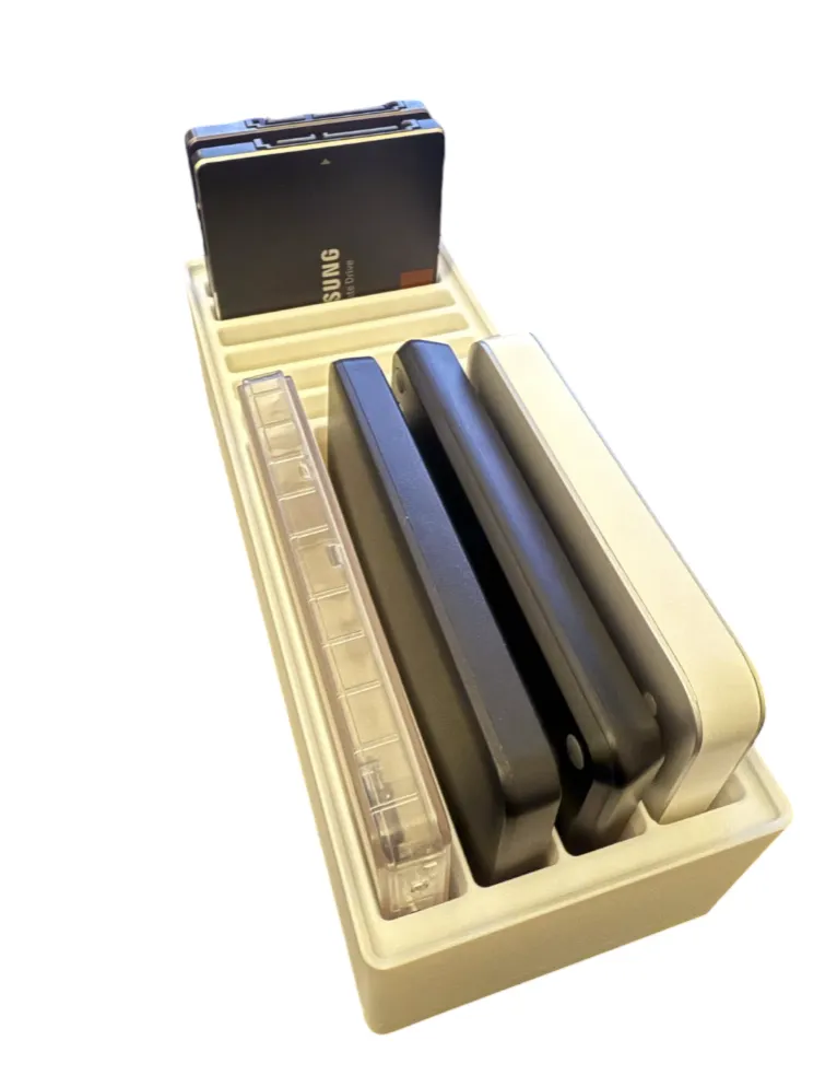 Gridfinity - External Drive Rack for Various Sizes Remixed by THALF ...