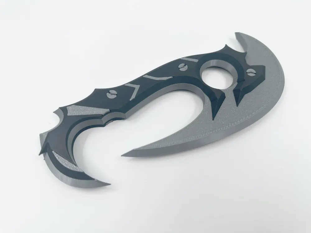 Cyberpunk style hand axe tactical axe by 智艺工坊 - MakerWorld