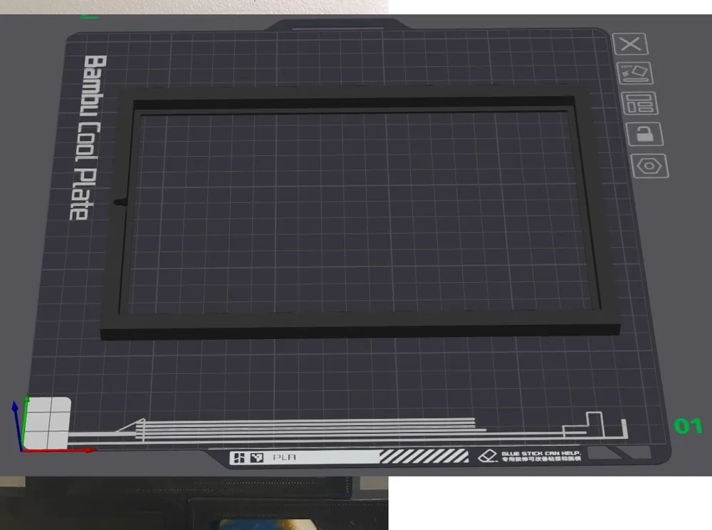 Frame for 133,40mm X 200mm Hueforge by JoDau MakerWorld: Download Free ...