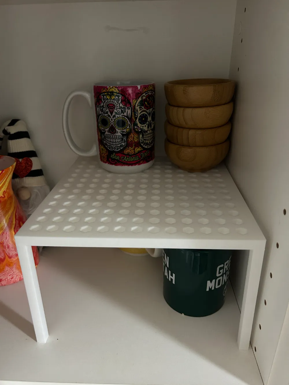 Cabinet Stackable Shelf Organizer - Free 3D Print Model - MakerWorld