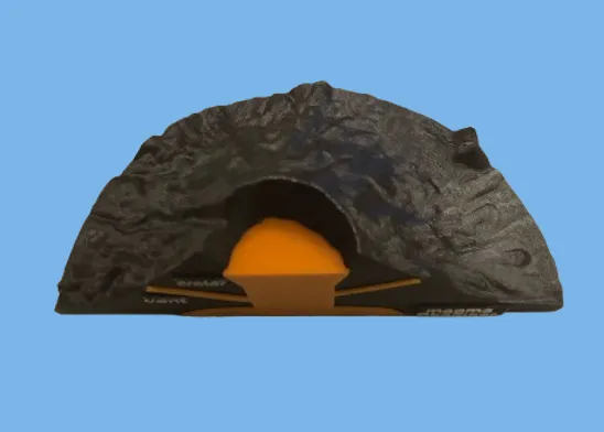 Labeled volcano model (NO AMS) (MINIMAL ASSEMBLY!) by Finnylicense233 ...