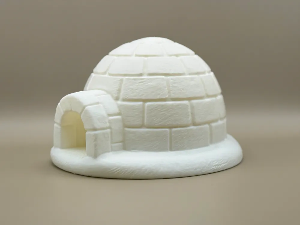 Classic Winter Igloo - Free 3D Print Model - MakerWorld