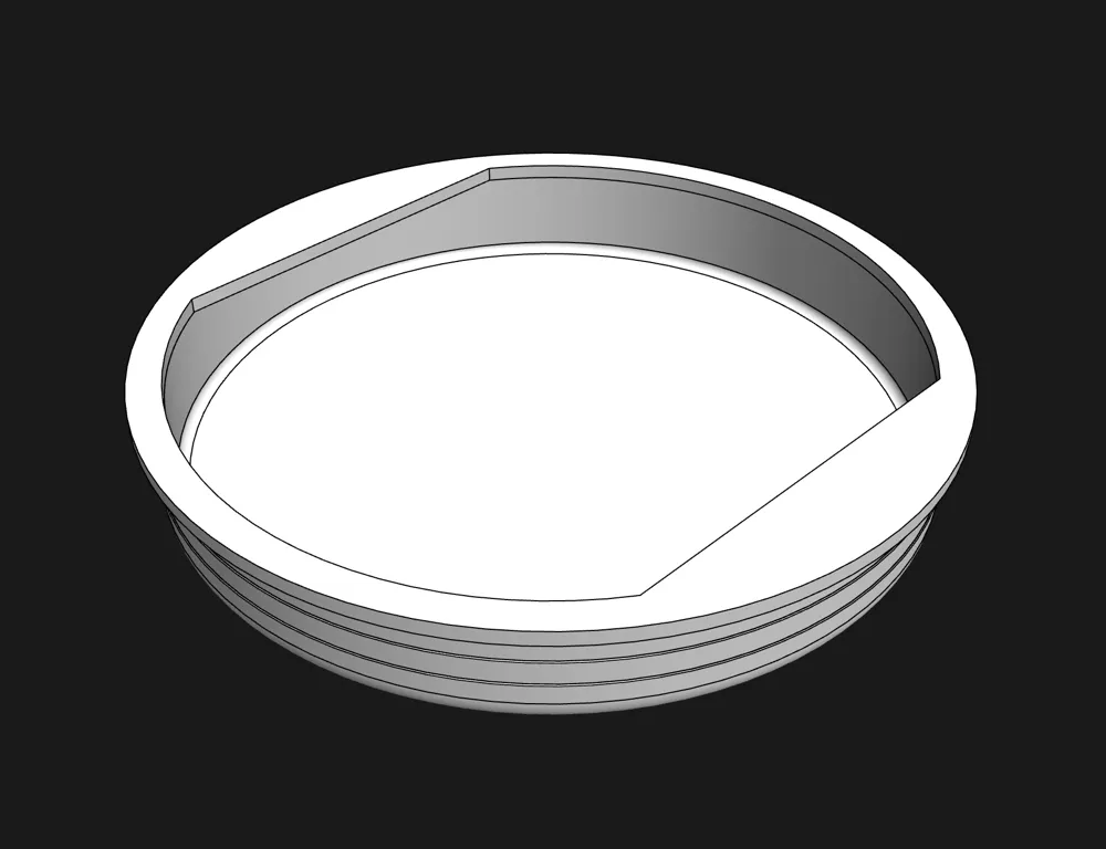 Poster Tube End Cap by 2bit - MakerWorld