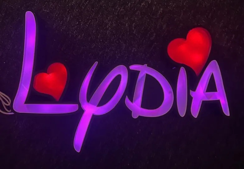 Lydia LED name sign by Actus_Ger - MakerWorld