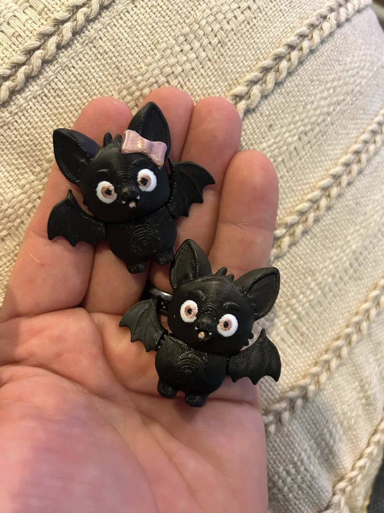 Tiny Terror Bats articulating - Free 3D Print Model - MakerWorld