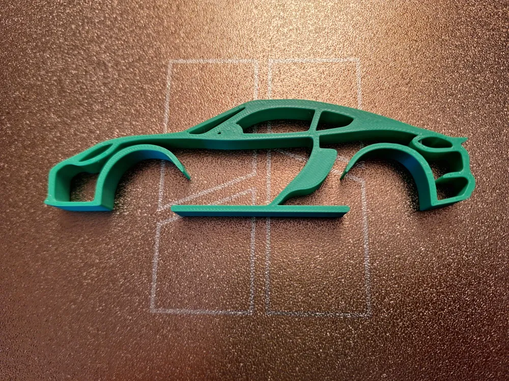 Porsche Cayman Boxster 718 986 987 981 Silhouette by godoff - MakerWorld