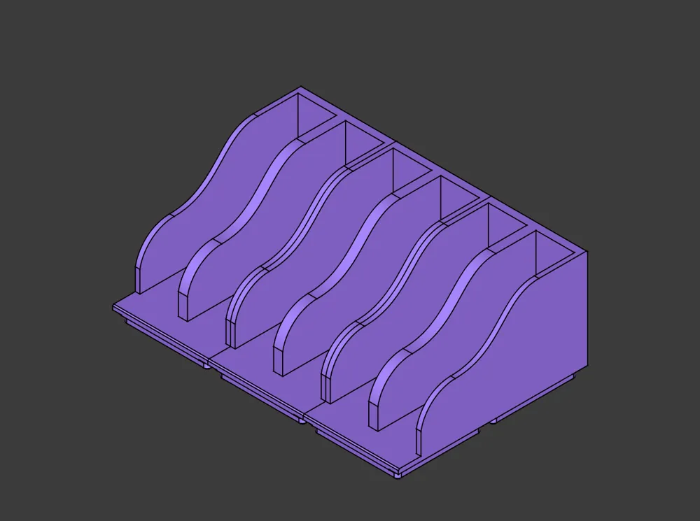 Gridfinity Utensil Divider (1x2 base) Remixed by TheGreenGozlin ...