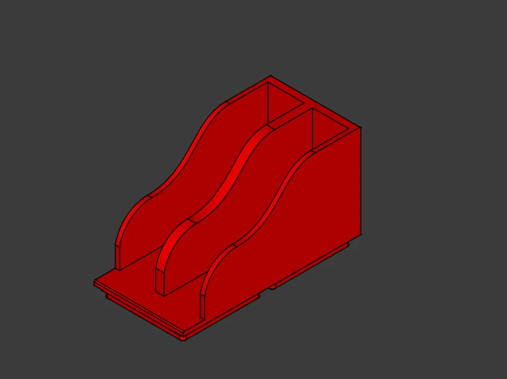 Gridfinity Utensil Divider (1x2 base) Remixed by TheGreenGozlin ...